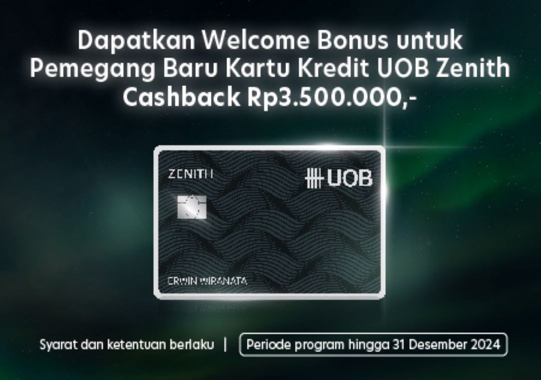 Kartu Kredit UOB Zenith| UOB Indonesia